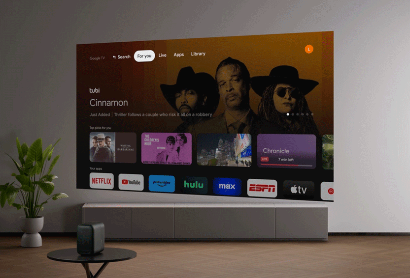 Xming Page One | World's First Google TV LCD Projector with Certified Netflix - Formovie Global